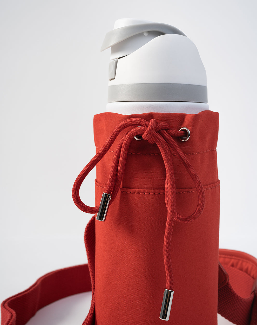 Bolso porta termo rojo